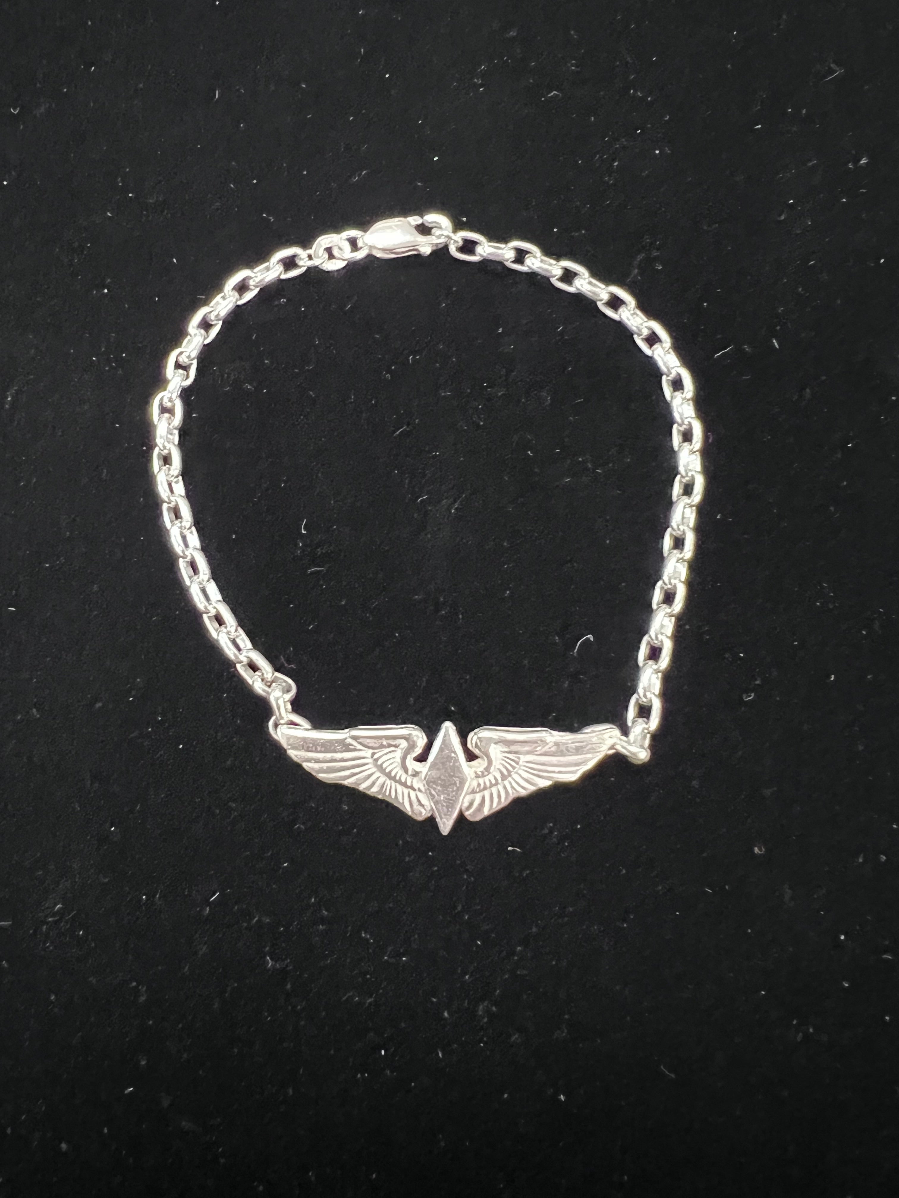 Sterling Silver WASP Wings Bracelet | National WASP WWII Museum