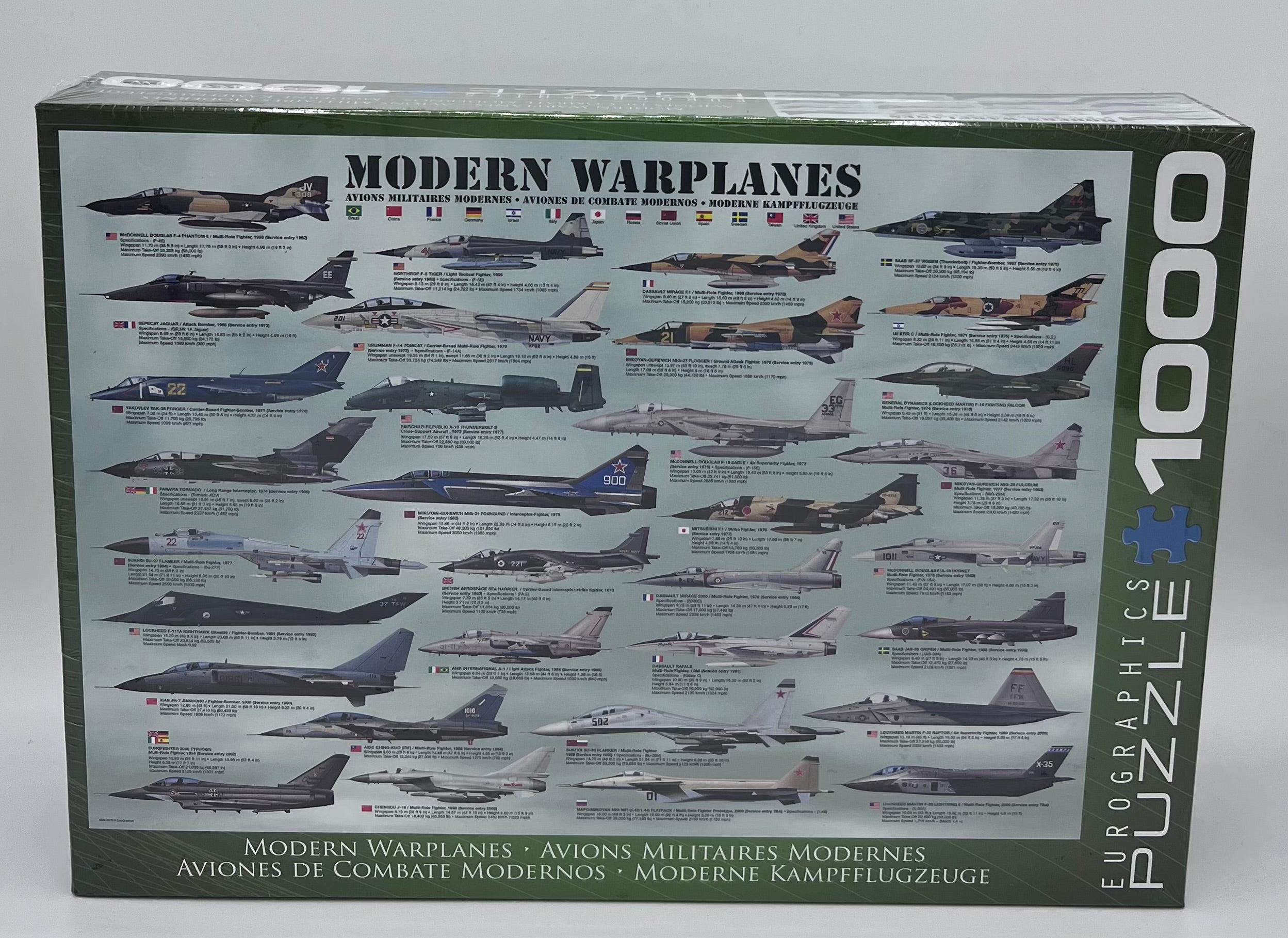 Modern Warplanes Puzzle | National WASP WWII Museum